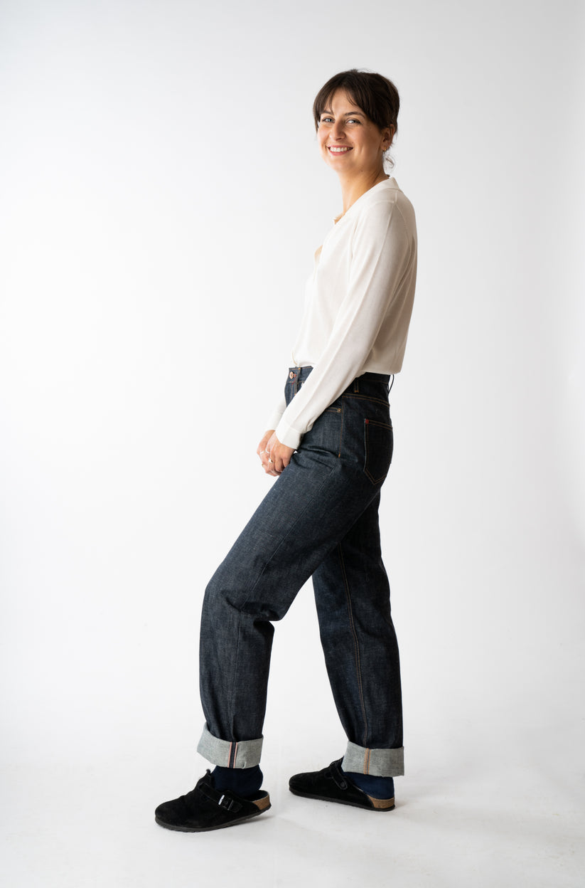 Hiut Denim Co. Cotton Peggy Selvedge Jeans – MIMMO Studios